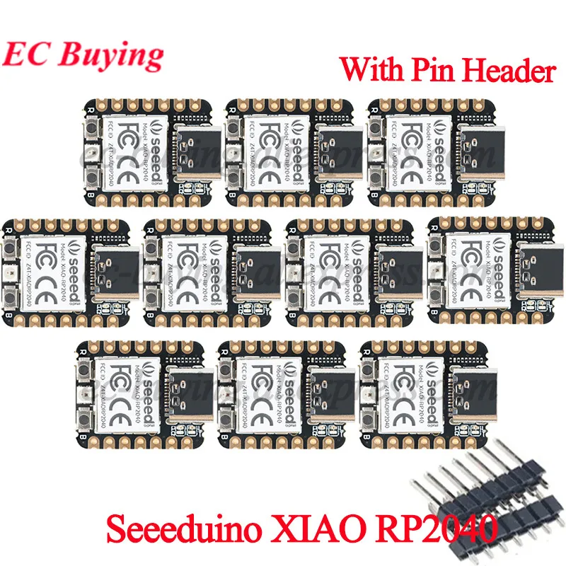 10pcs 1pc Seeeduino Seeed Xiao Rp2040 Raspberry Pi Development Board Module For Arduino