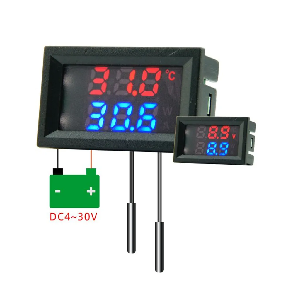 Pistola Misura Temperatura Aideepen DC 4-28V Precisione Doppio Display ...