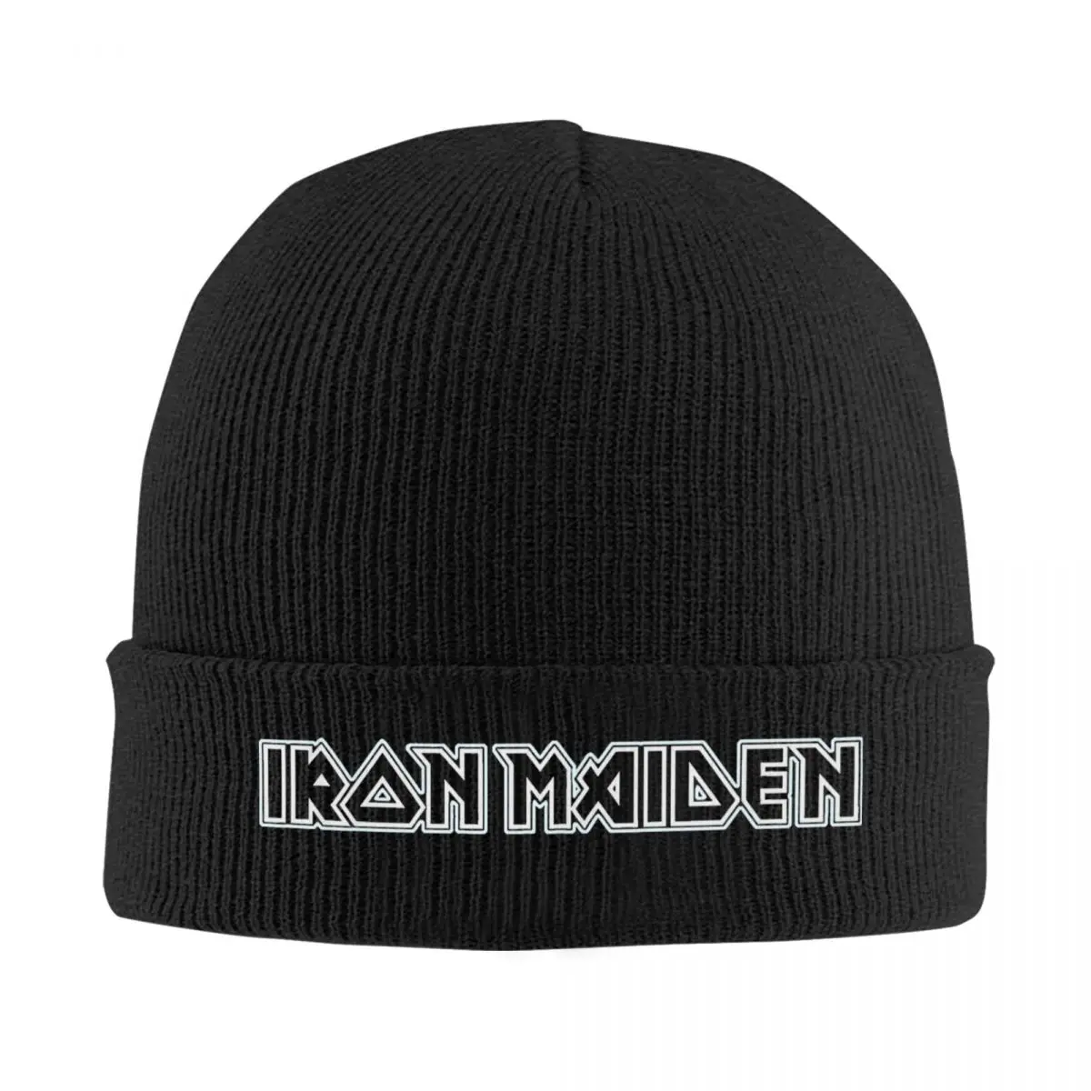 Men-Women-Knit-Cuff-Beanie-Rock-Music-Band-Ironmaiden-Merch-Winter ...