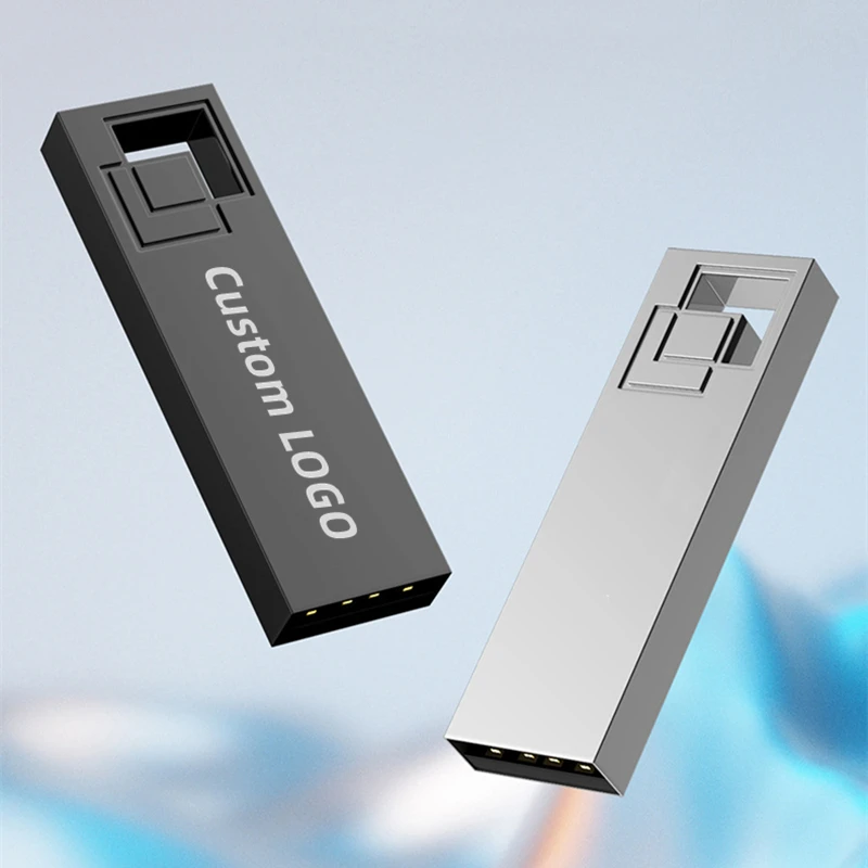 Free Custom Laser Engraving LOGO Color Metal Mini USB2.0 Flash Drive ...