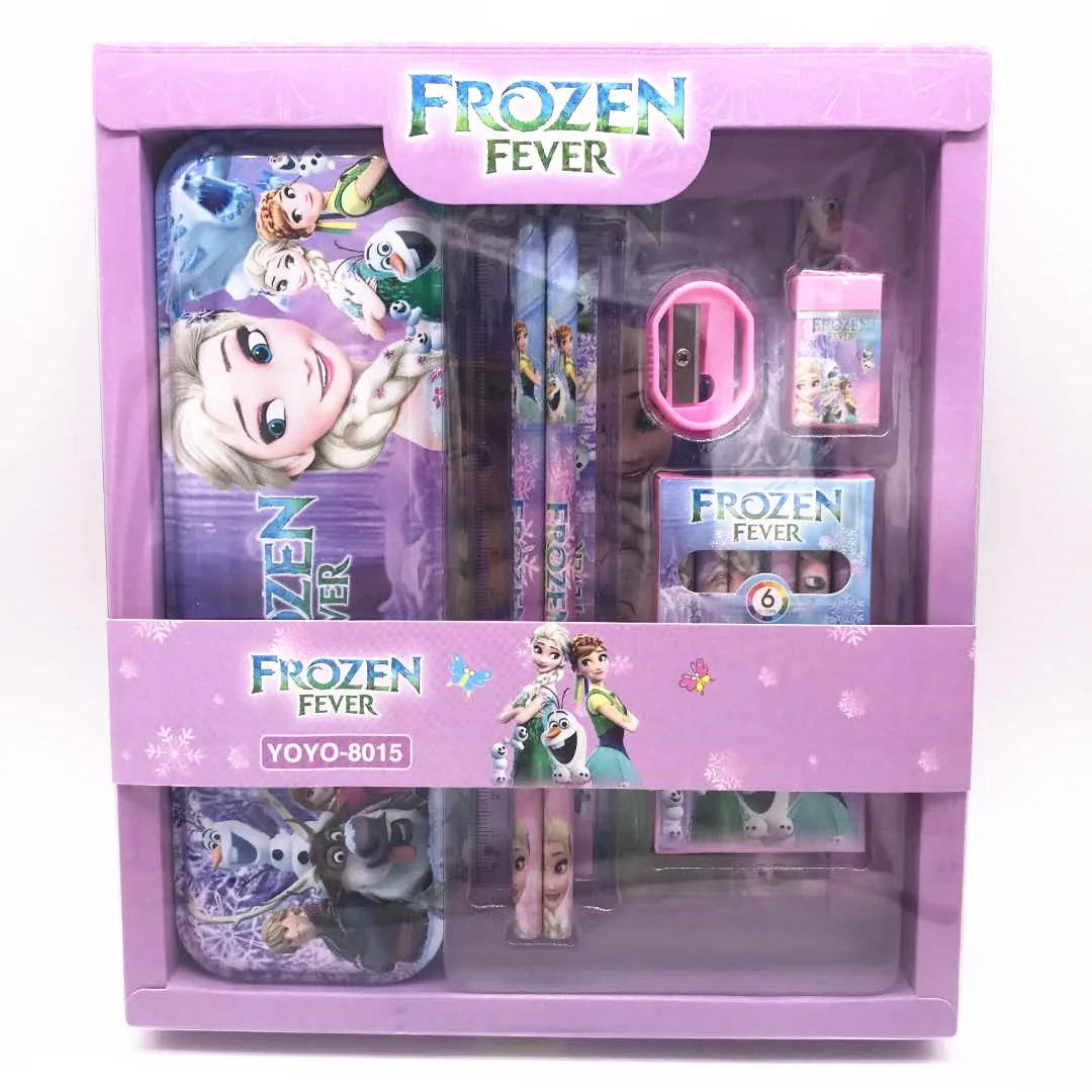 Disney-Pencil-Cases-Set-Crayon-Ruler-Sharpener-Eraser-Children-s-Day ...