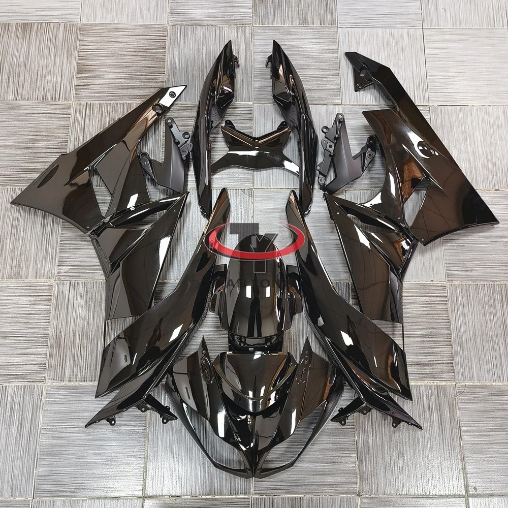 Bodywork-Injection-All-shiny-black-Motorcycle-Full-Fairing-Kit-Cowling ...