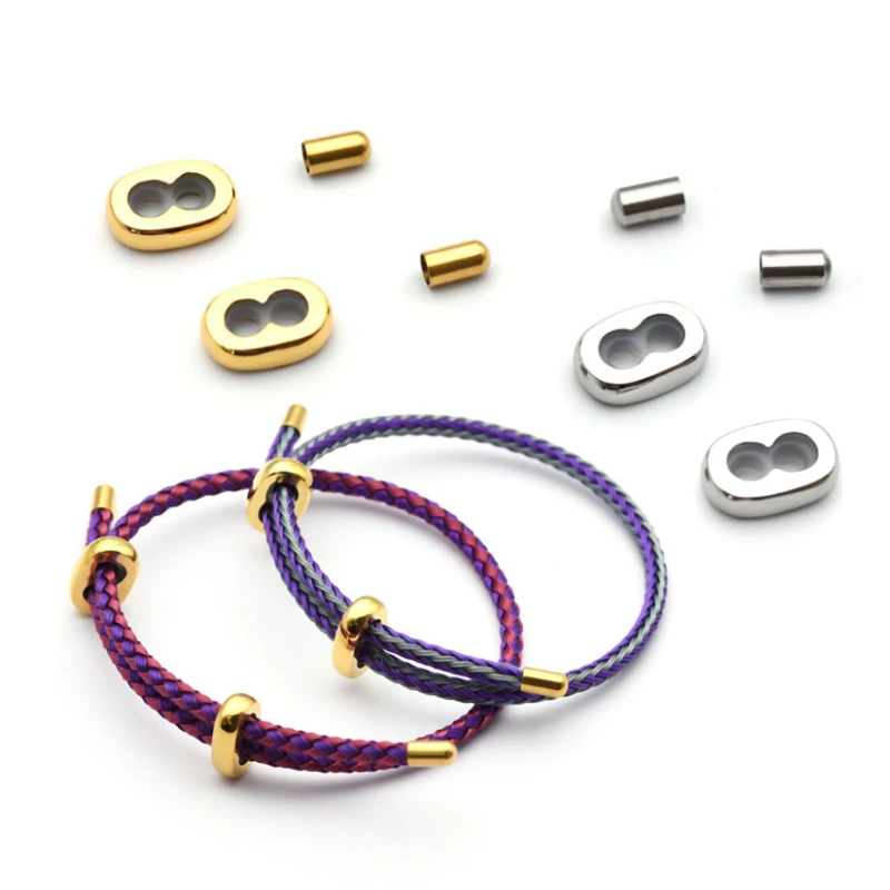 20pcs-Stainless-Steel-End-Caps-Adjustment-Beads-Non-slip-Silicone-Ring ...