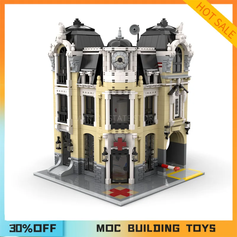 3093PCS-Customized-MOC-The-Central-Hospital-Building-Blocks-Technology ...