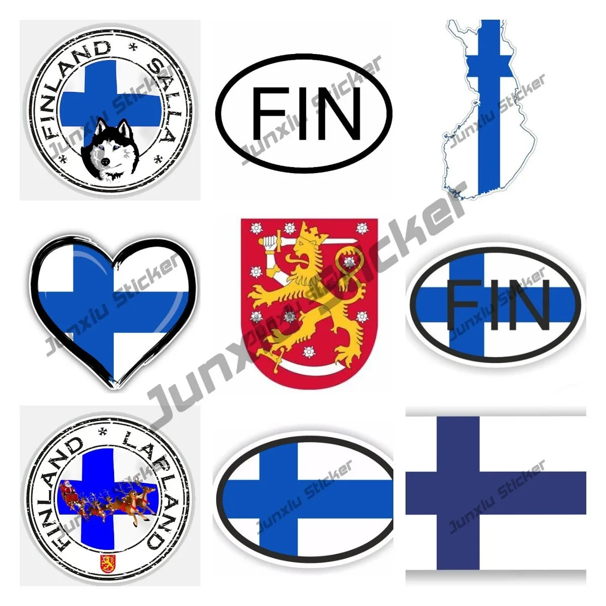 Finland Flag Map