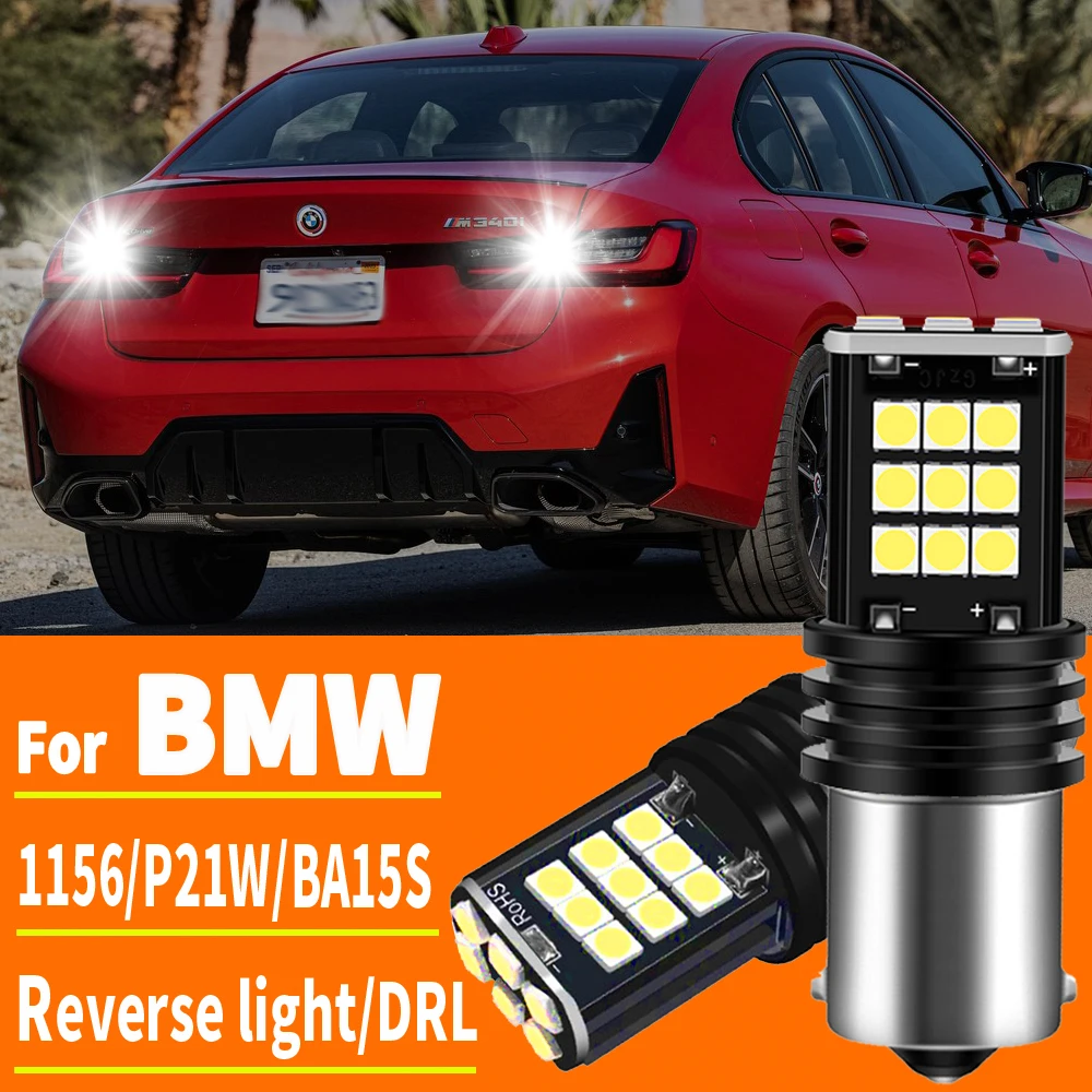 Luz LED de marcha atrás para coche, lámpara P21W 1156 7506 BA15S para ...