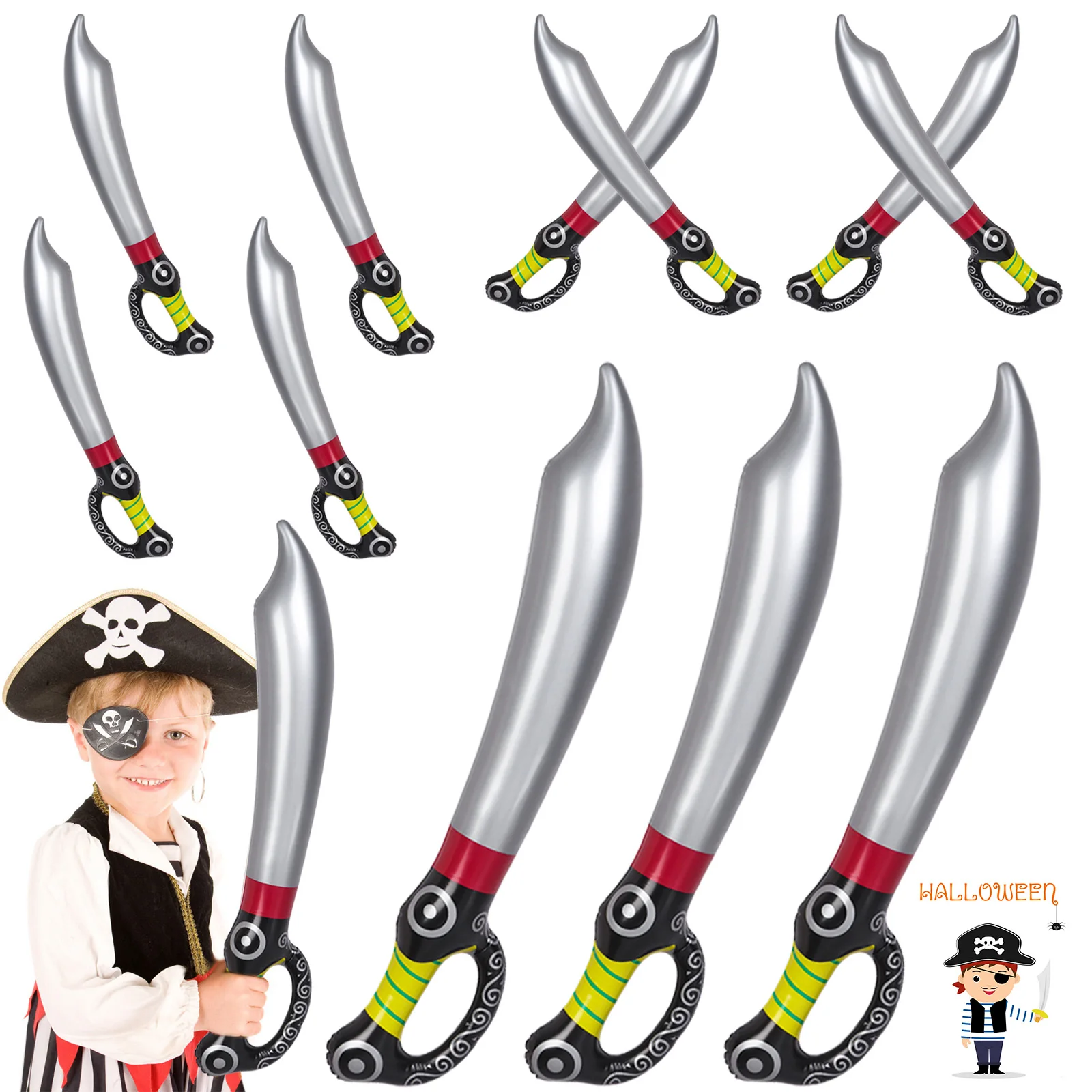 8Pcs-Inflatable-Sword-Toy-Pirates-Swords-Balloons-for-Kids-Boys-Girls ...