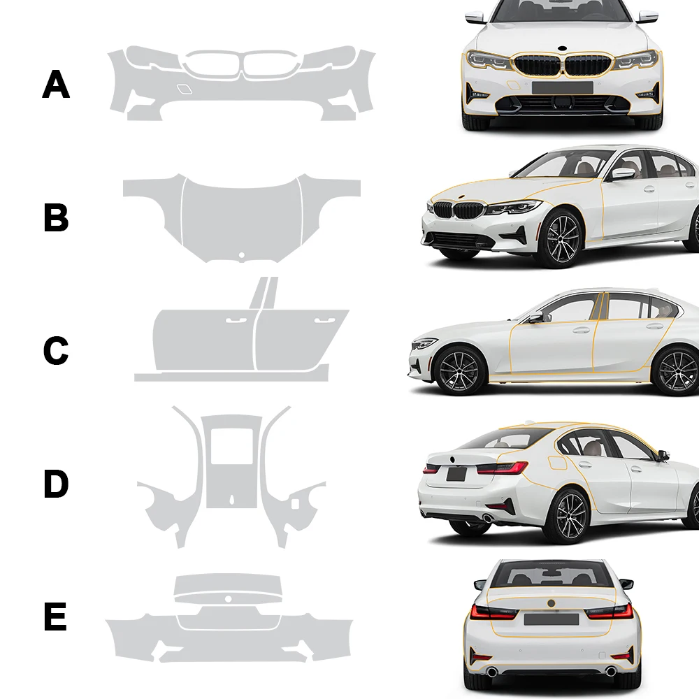 PPF-For-BMW-G20-Base-3-Series-2019-2022-Pre-Cut-Car-Paint-Protection ...