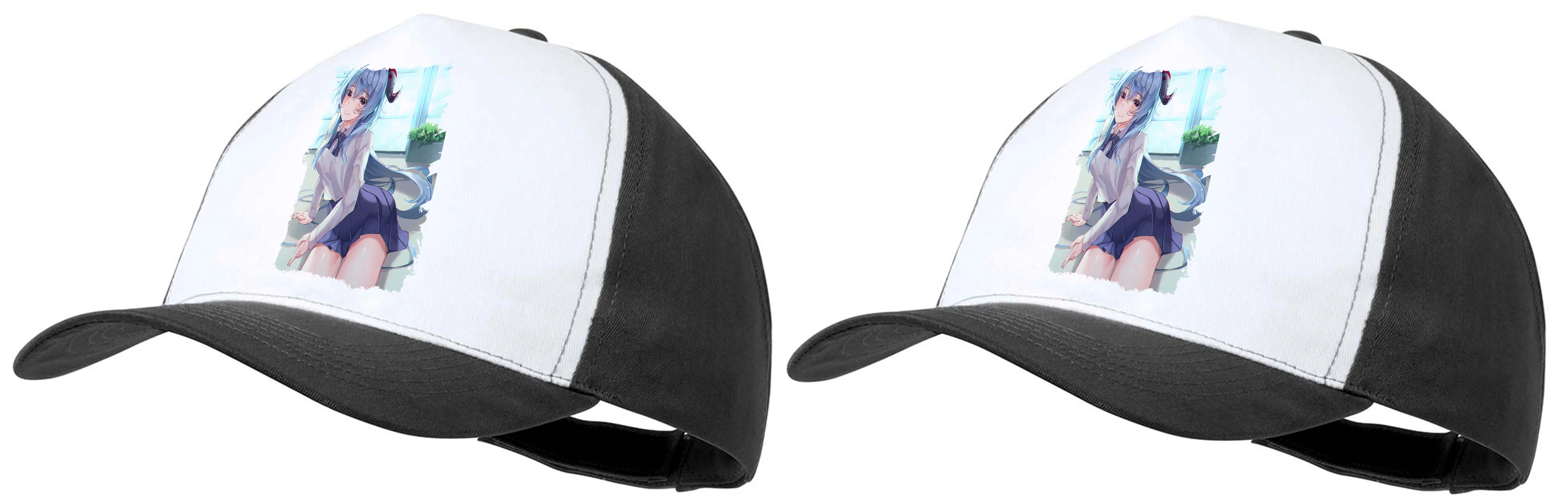MERCHANDMANIA-PACK-2-Black-Caps-genshin-impact-ganyu-school-uniform ...