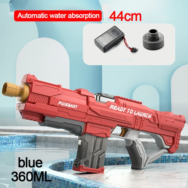Electric Water Gun Toys Bursts Children's High-pressure Strong Charging ...