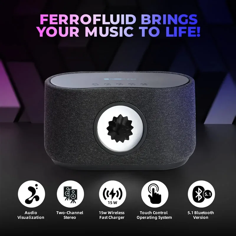 Portable-Subwoofer-Magnetic-Fluid-Dance-Table-Music-Box-Visual-Music ...