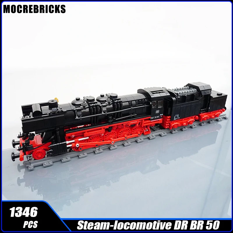 MOC-85629 City Railway Steam-locomotive DR BR 50 Dampflok Building ...
