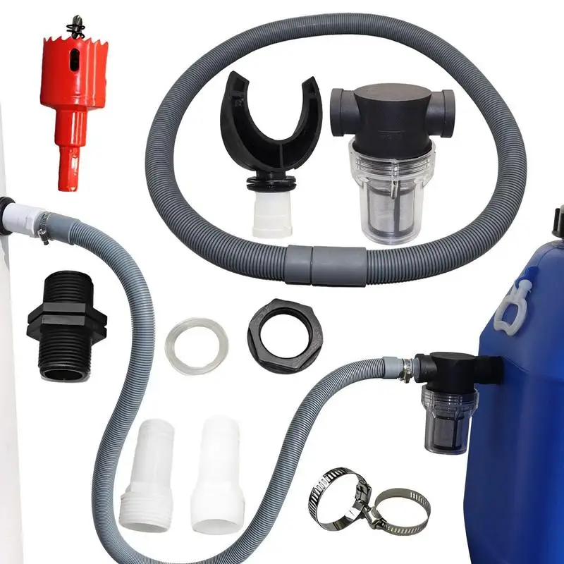 Rain-Barrel-Diverter-Kit-Rain-Gutter-Water-Collection-Kit-PVC-Water ...
