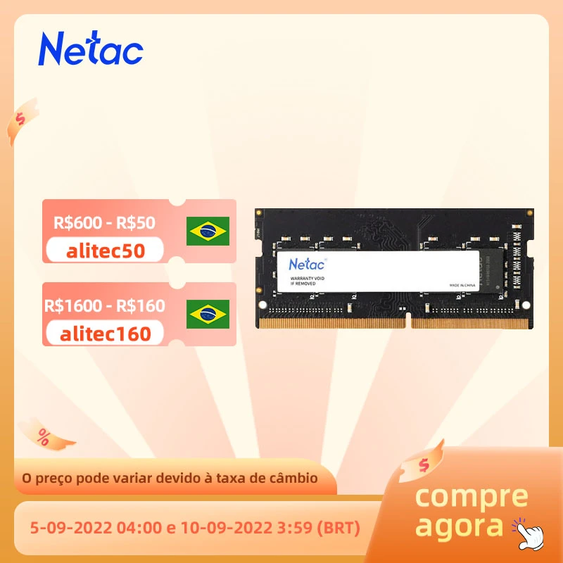 Netac Memory Ram DDR4 2666mhz 3200mhz ddr4 8gb 4gb 16gb Notebook Sodimm ...