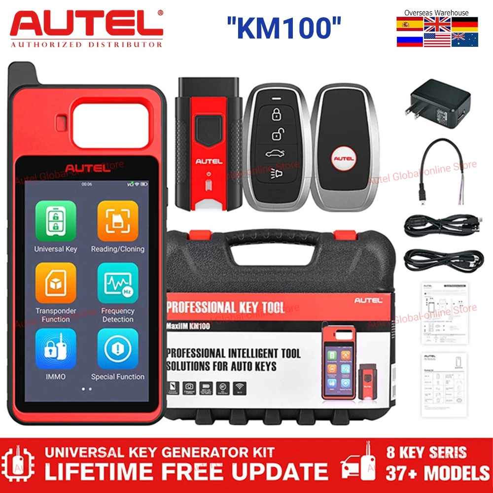 Autel-KM100-Universal-Key-Generator-Kit-Cria-o-Chave-Inteligente-OBD ...