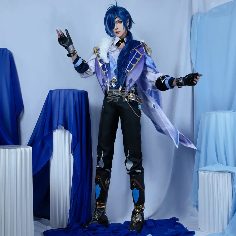 Game-Genshin-Impact-Kaeya-Cosplay-Costume-Kaeya-Wig-Outfits-Eye-Mask ...