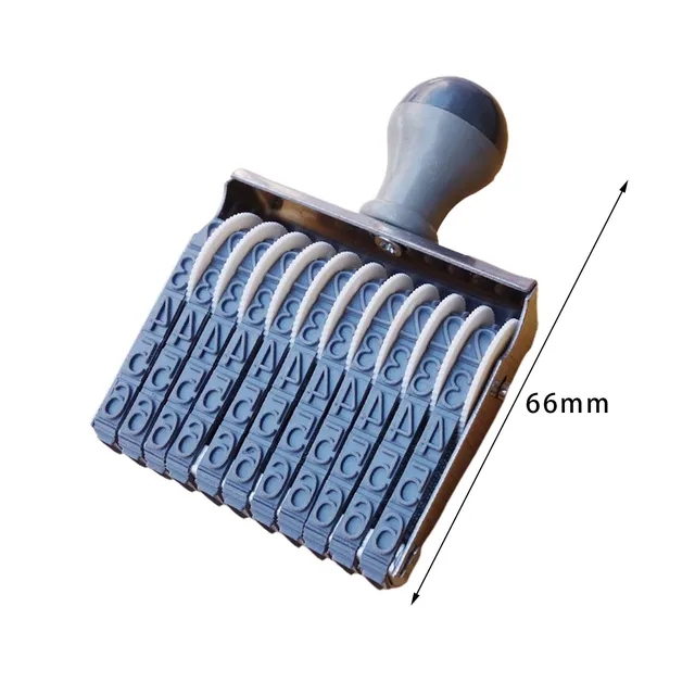 4/11/12 Digits Wheel Rubber Numbering Stamp Number Digital Rolling Date ...