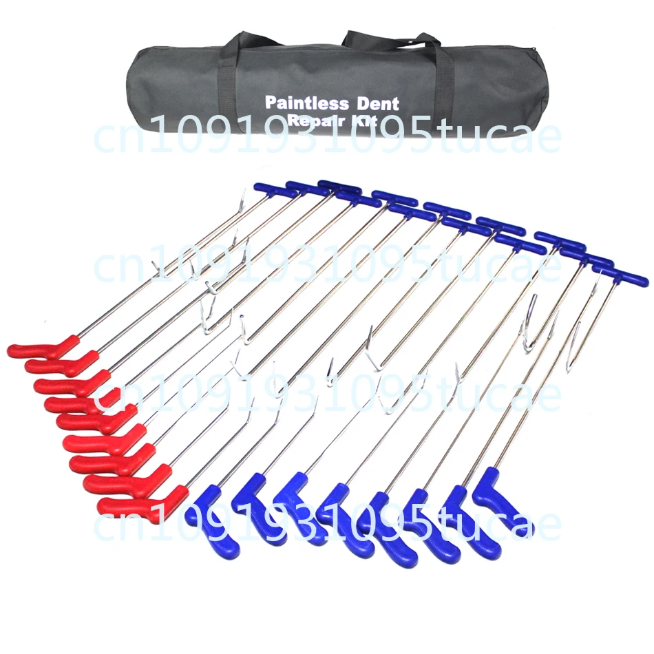 30pcs Professional Car Dent Repair Rod Kit with Tool Bag Hook Tools Rod ...
