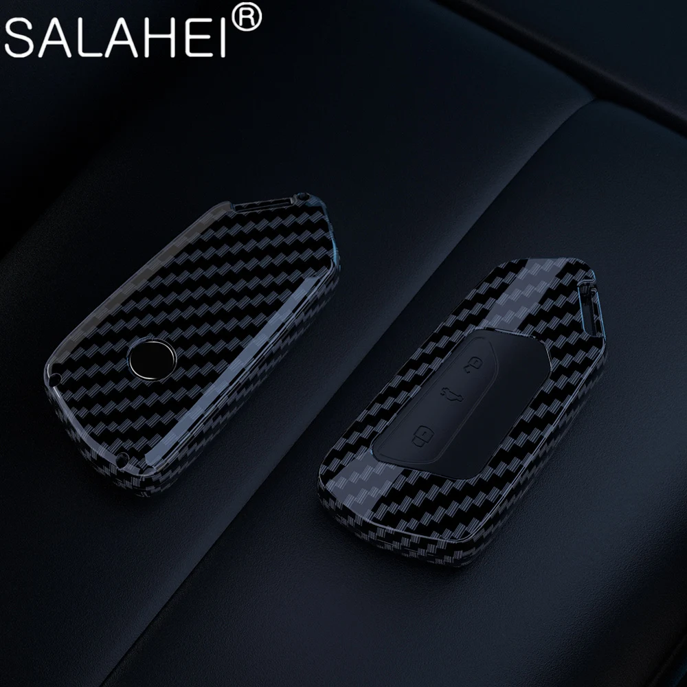 Carbon-Fibre-Car-Key-Cover-Case-For-VW-Volkswagen-Golf8-MK8-ID-3-ID-4 ...