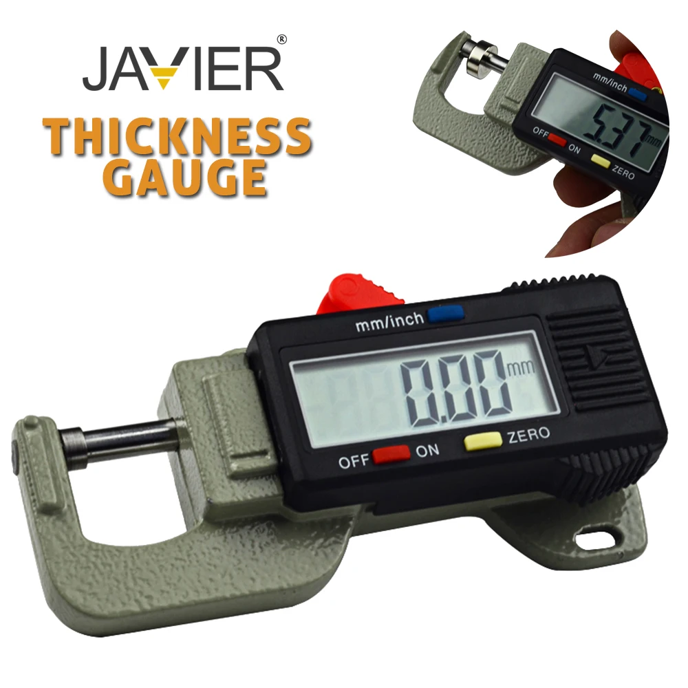 Javier 0 To 12.7mm Caliper Meter Width Measure Tools Portable Precise ...