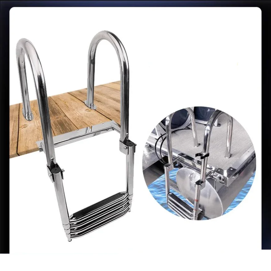 316-Stainless-Steel-Telescoping-Boat-Ladder-Swim-Step-Ladders-for ...