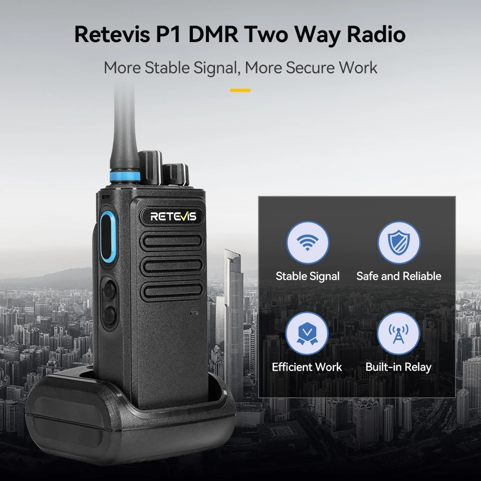 Retevis-P1-DMR-Digital-Walkie-Talkie-Superheterodyne-Receiver-High ...