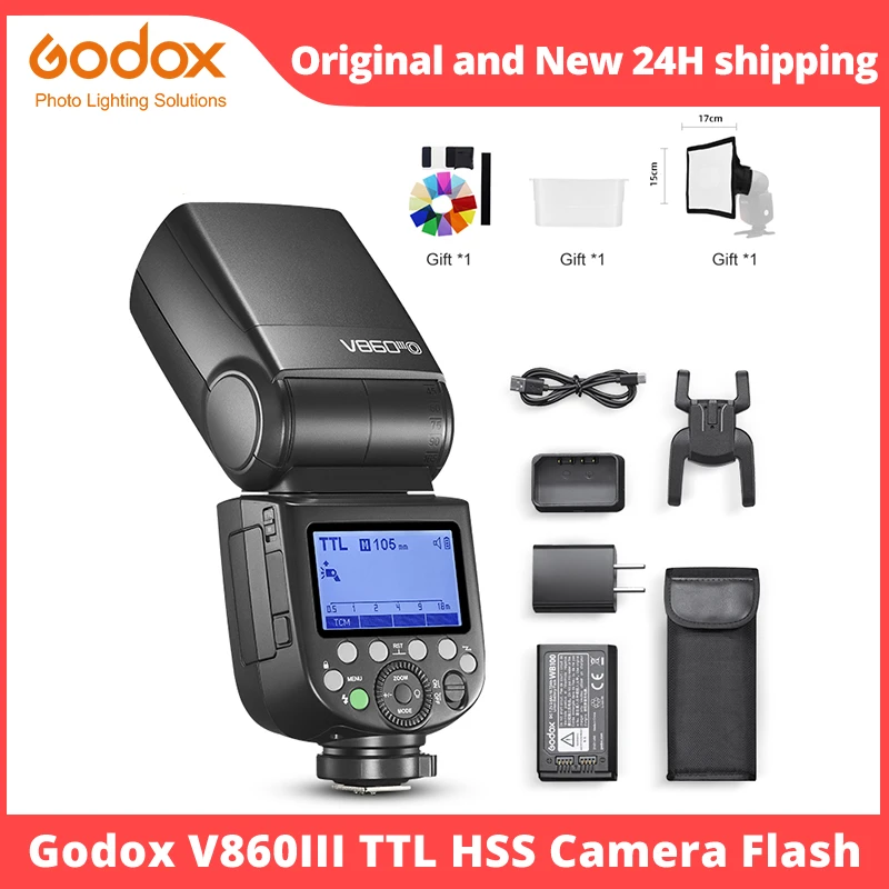 Godox V860iii V860 Iii Speedlite Camera Flash E-ttl Hss Flash Light For ...