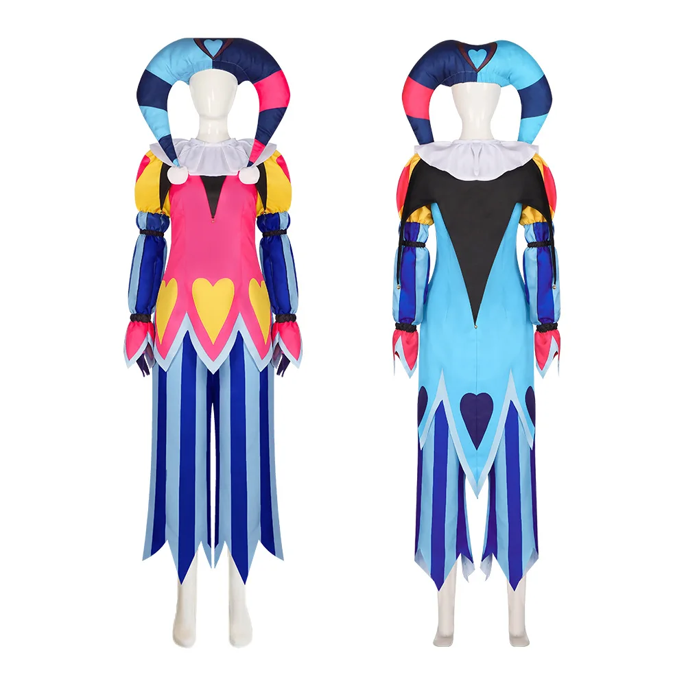 Hazbing Anime Fizzarolli Cosplay Costume Tops Pants with Hat Neckwear ...