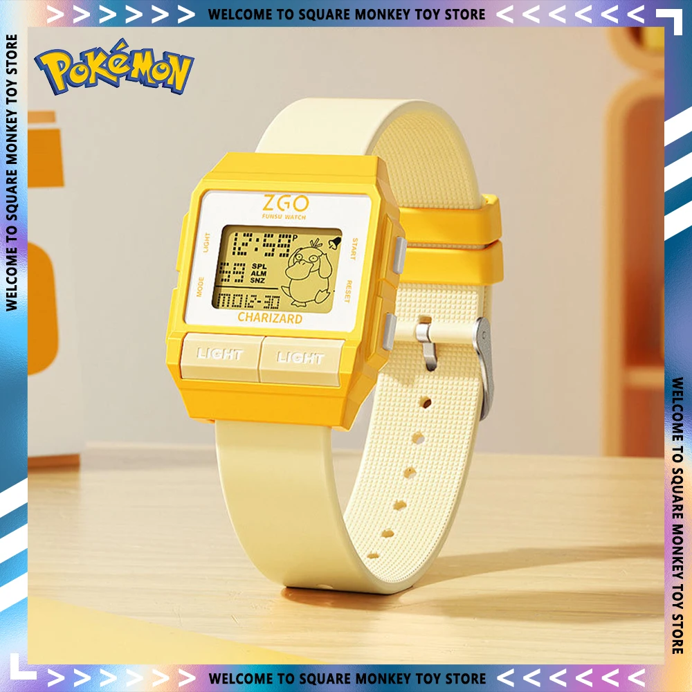 Original-Pokemon-Joint-ZGO-Anime-Watches-Psyduck-Charmander-Waterproof ...