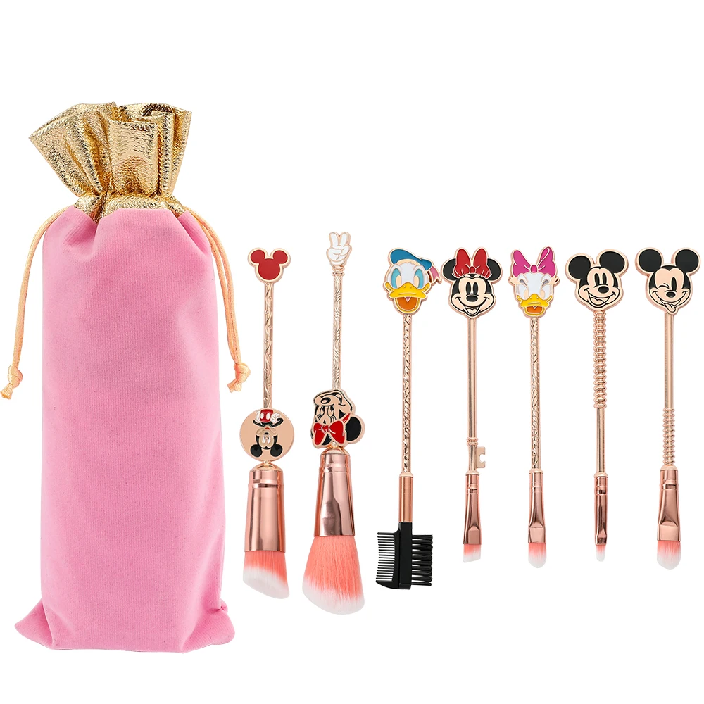 7Pcs-Cute-Cartoon-Disney-Mickey-Minnie-Mouse-Donald-Duck-Rose-Gold ...