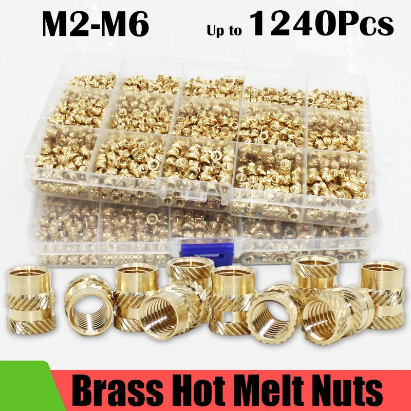 Inserto-dado-inserto-Hot-Melt-in-ottone-dado-zigrinato-filettatura ...