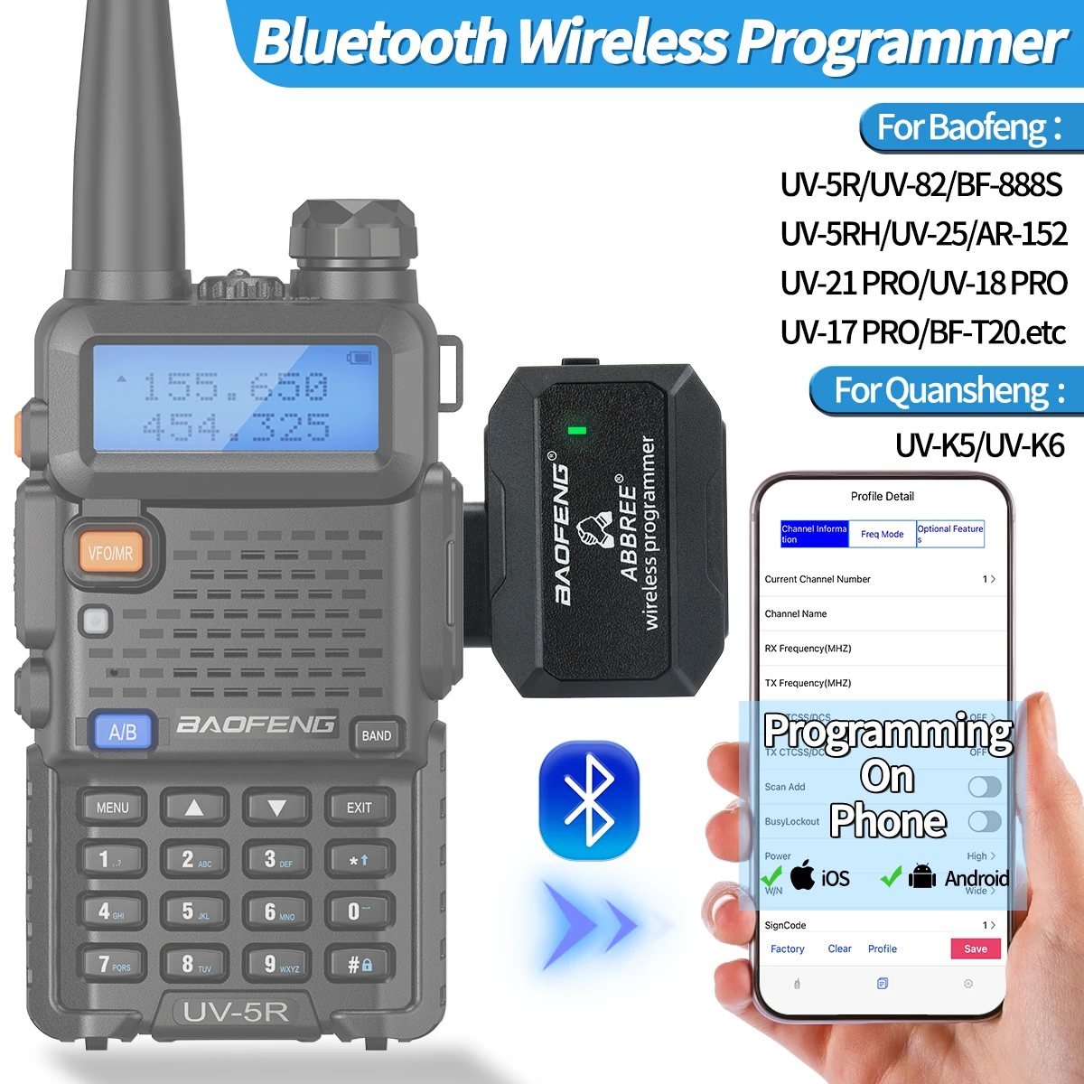 Walkie-Talkie-Bluetooth-Wireless-Programmer-Plug-Play-No-Driver-Issue-Phone-APP-Programming-for ...