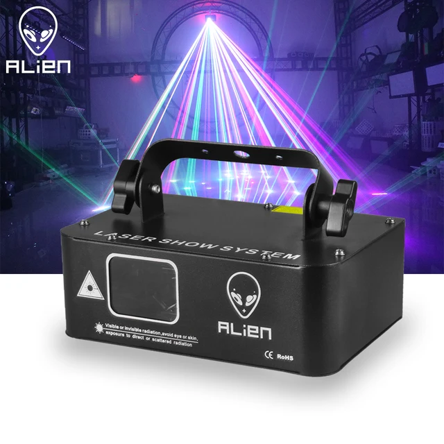ALIEN 500mw RGB Laser Beam Line Scanner Projector DJ Disco Stage ...