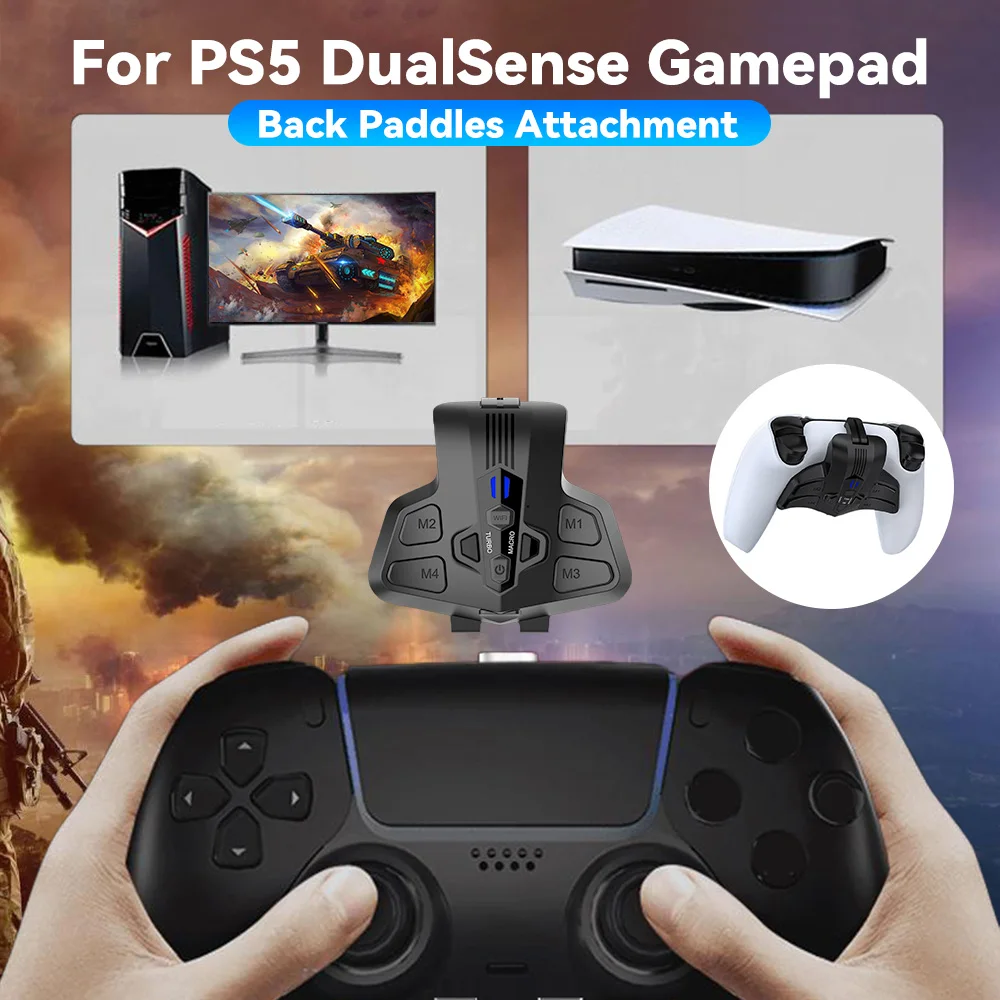 For-PS5-Backplate-Programable-Remap-Kit-DualSense-Gamepad-Back-Paddles ...