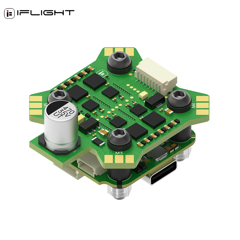 IFlight-BLITZ-Mini-ATF435-Flight-Controller-w-Mini-E55S-55A-2-6S-4-IN-1 ...