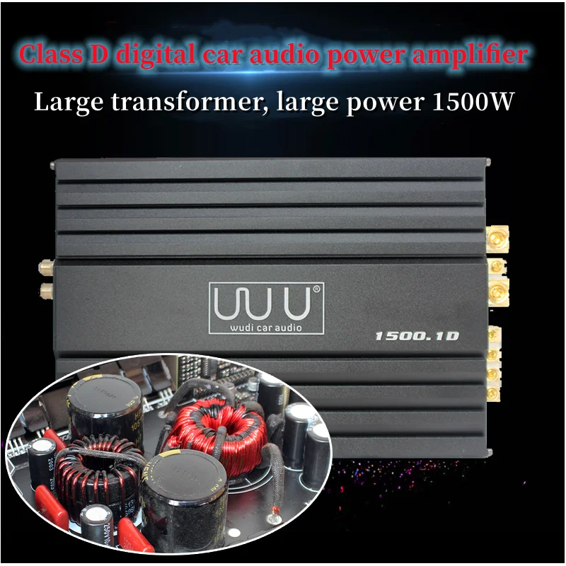 Vehicle Audio Modification, 12V Class Class D Mono Channel MP1500W, Car ...