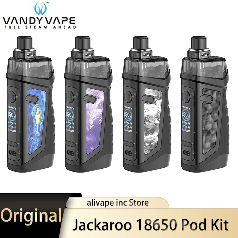Original-Vandy-Vape-Jackaroo-18650-Pod-Kit-70W-Vape-4-7ml-Pod-Cartridge ...