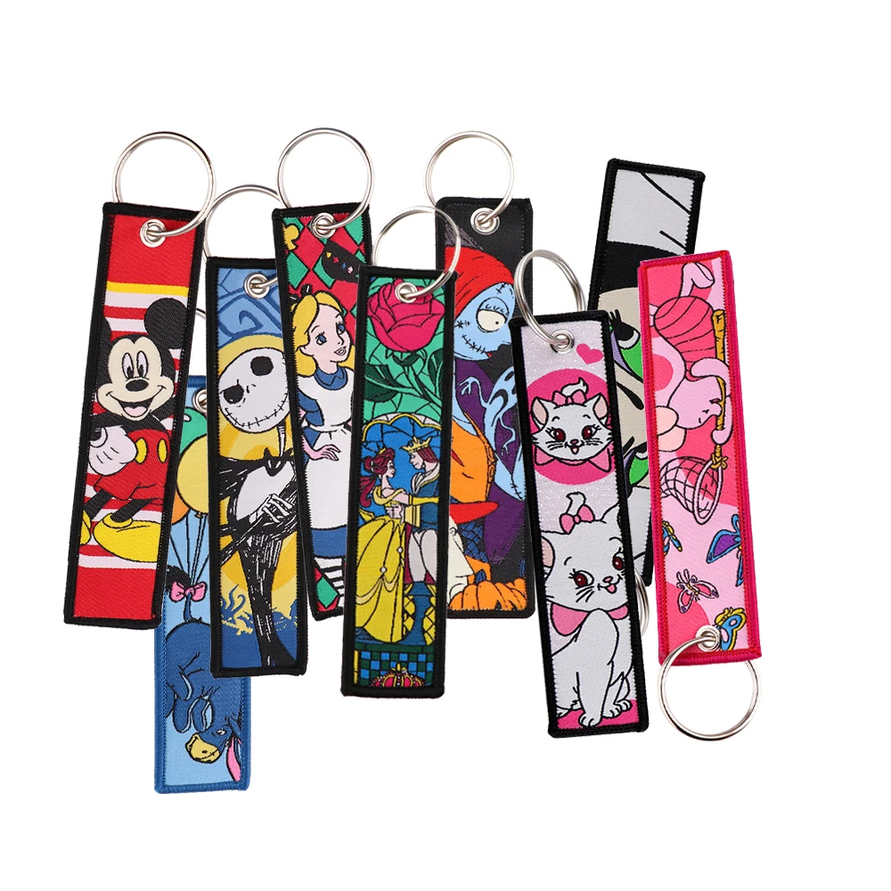 KKZ591-Series-Stitch-Cartoon-Embroidery-Key-Fobs-Key-Tag-Motorcycles ...
