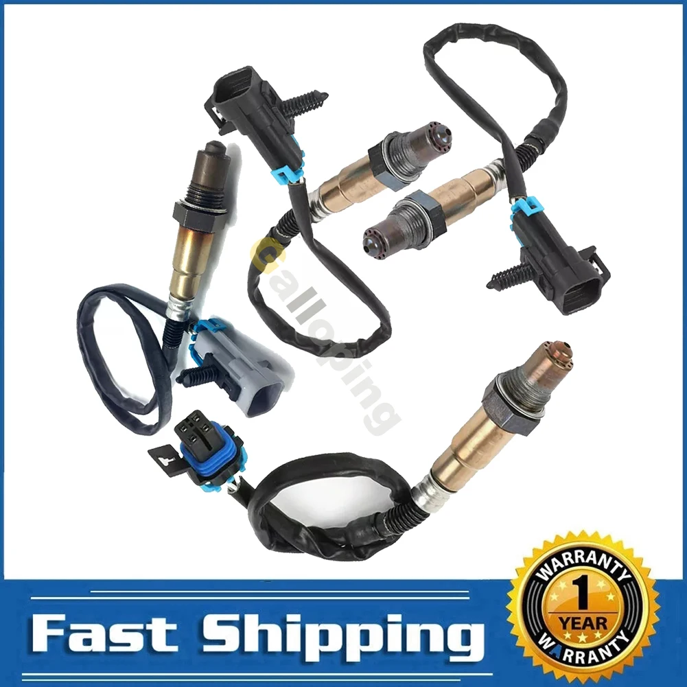 4x O2 Oxygen Sensor 1 2 Bank 1 2 for 2008 2009 2010 2011 Cadillac CTS ...