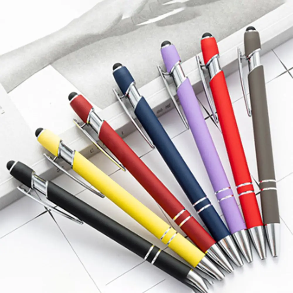 Creative-Matte-Ballpoint-Pen-Colorful-Universal-Condenser-Pen ...