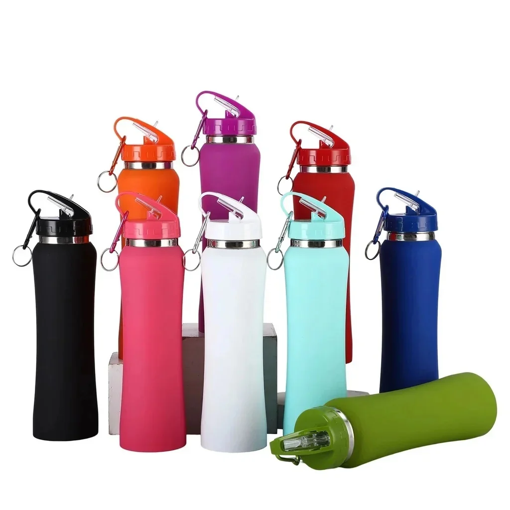 Garrafa-t-rmica-do-a-o-inoxid-vel-Squeeze-Bottle-Emborrachada-Inox ...