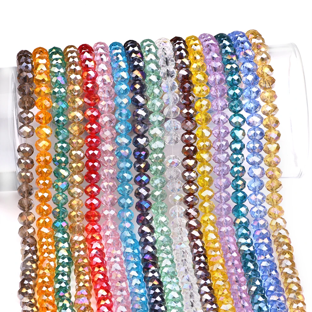 6-8-10-12mmAustrain-Crystal-Round-Bead-AB-Color-Faceted-Rondelle-Glass ...