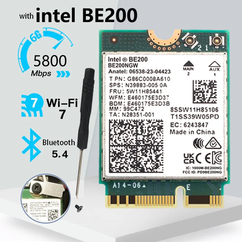 for-Intel-BE200-Bluetooth-compatible-5-4-WiFi-7-Network-Card-M-2-NGFF ...
