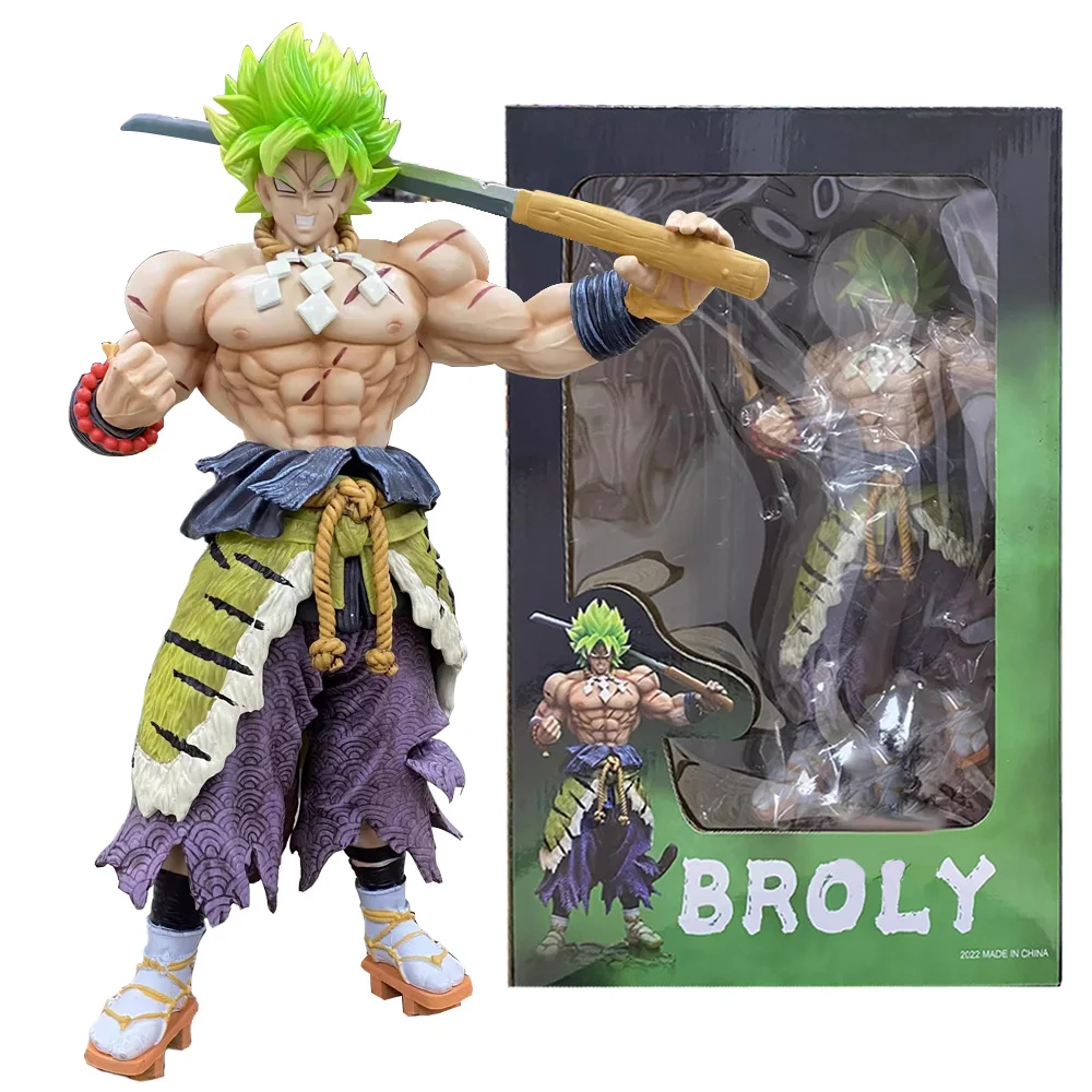 21cm-Anime-Dragon-Ball-Z-Figure-Samurai-Son-Goku-Broly-Super-Saiyan ...
