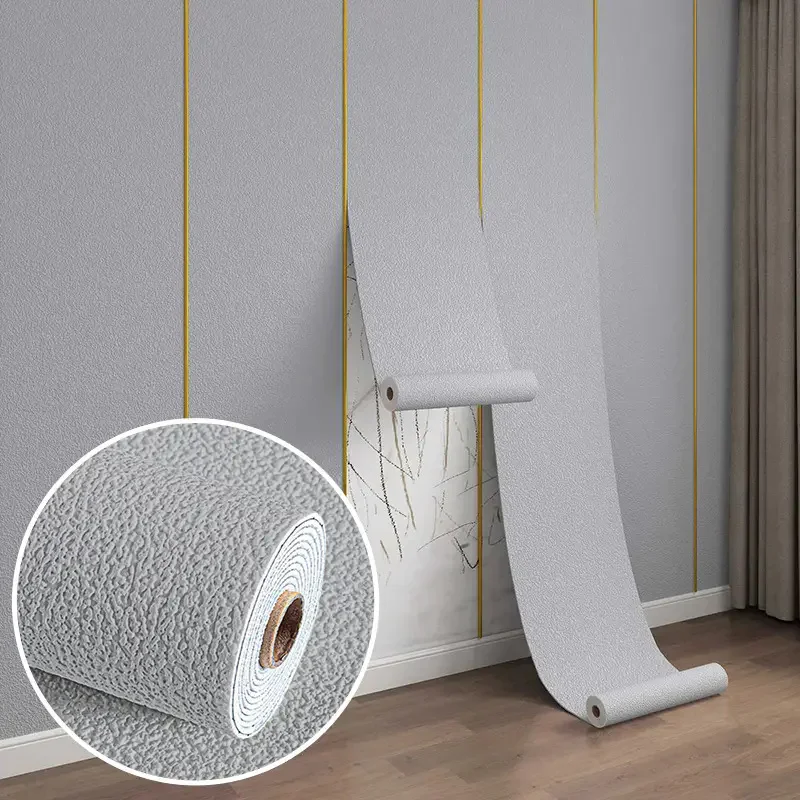 Self-adhesive-waterproof-Wall-Sticker-Plain-Decor-wallpaper-diatom-mud ...