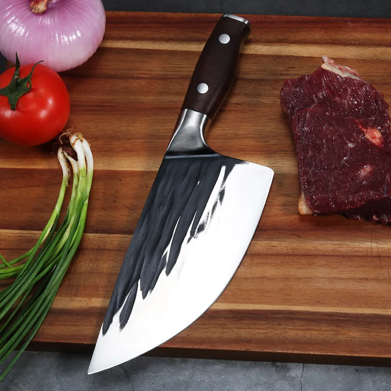 Forged Butcher Knife Kitchen Meat Fish Cutter Chef Boning Slicing ...