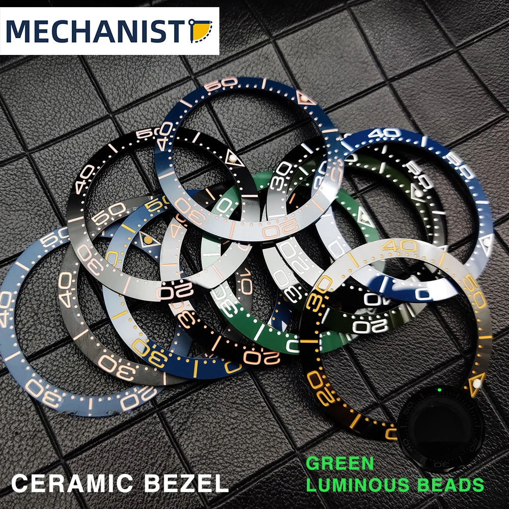 Mechanic-watch-modification-accessories-38MM-high-quality-ceramic-bezel ...