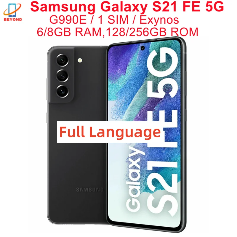 Samsung-Galaxy-S21-FE-S21FE-5G-G990E-Global-Version-128-256GB-ROM ...