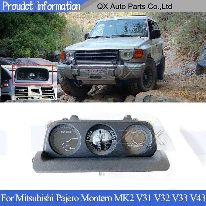 CAPQX-New-Altimeter-Inclinometer-Central-Display-For-Mitsubishi-Pajero ...