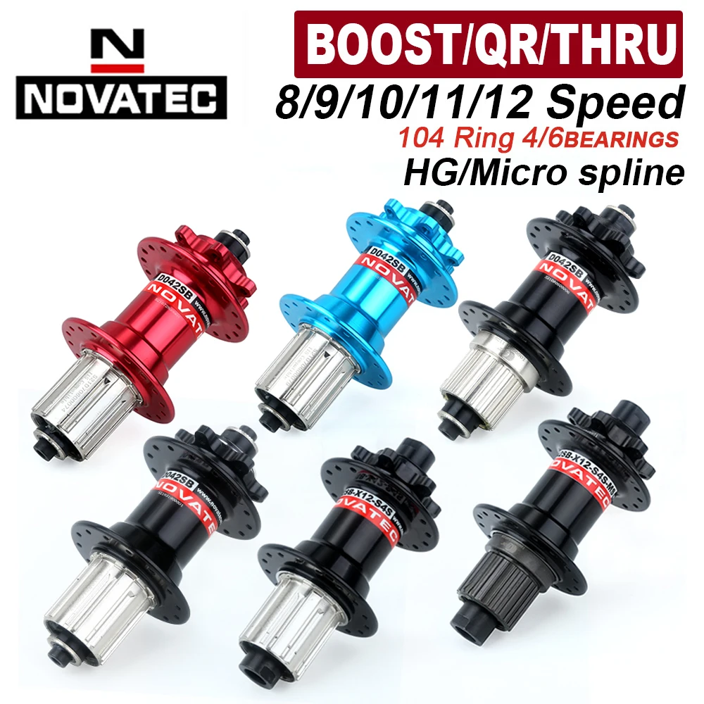 NOVATEC MTB Hub 28/32/36 Buracos HG MS Cubos Traseiros de Bicicleta 8/9 ...